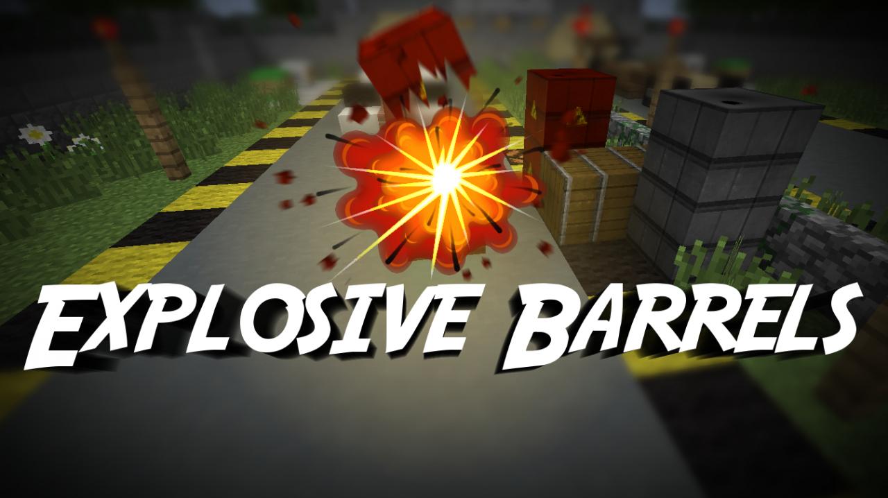 Exploding Barrels [1.8] Minecraft Map