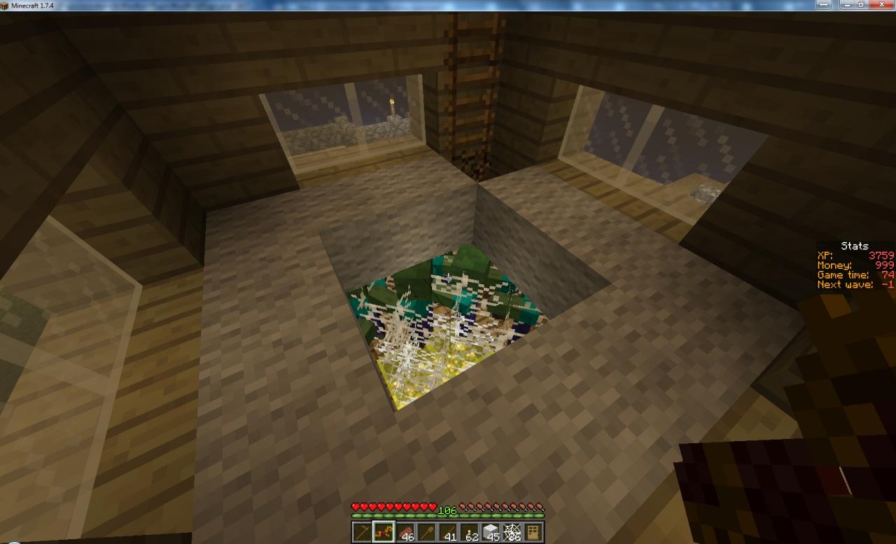 Zombie Apocalypse - Block-eating monsters, block gravity Minecraft Server