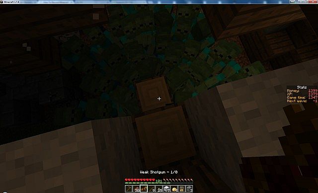 Zombie Apocalypse - Block-eating monsters, block gravity Minecraft Server