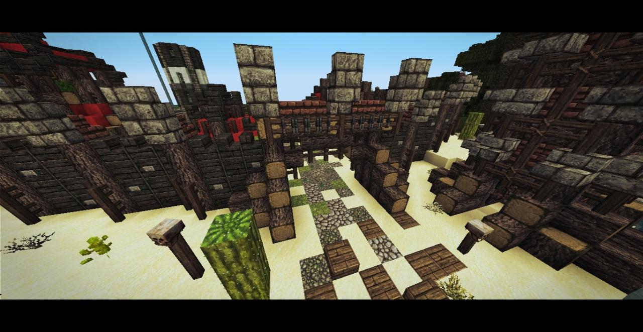 Orcish River Town [Small Plot build] Minecraft Map