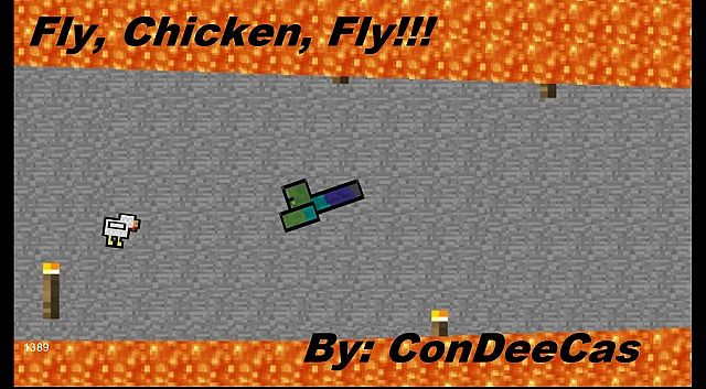 Fly, Chicken, Fly! (Stand-Alone Game) Minecraft Mod