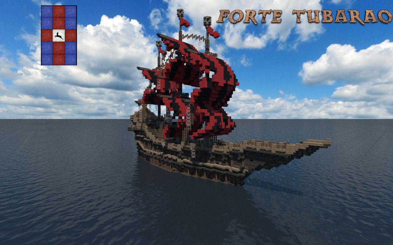 Forte Tubarão - Fantasy Ship Minecraft Map