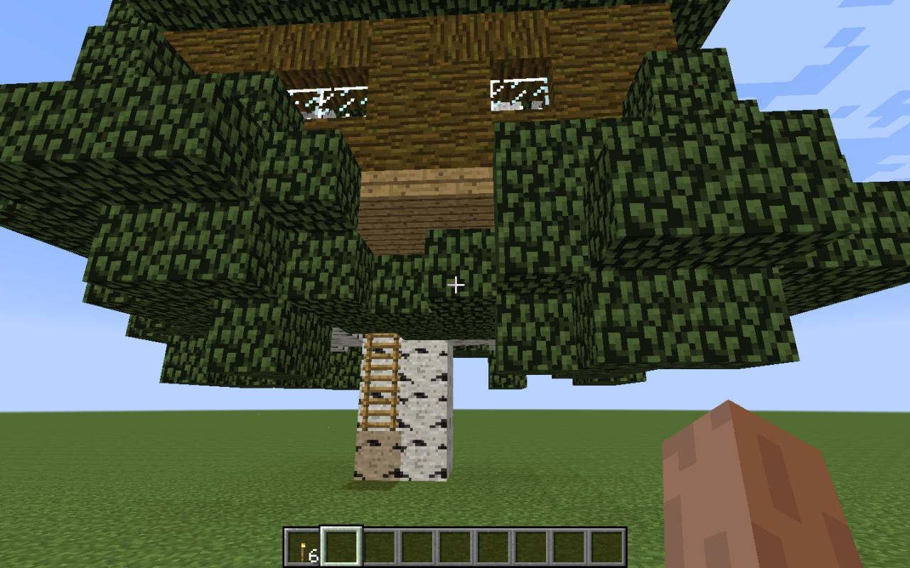 Small Birch Treehouse Minecraft Map