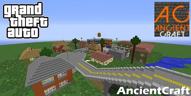 GTA map (based on San Andreas) - AncientCraft Minecraft Map