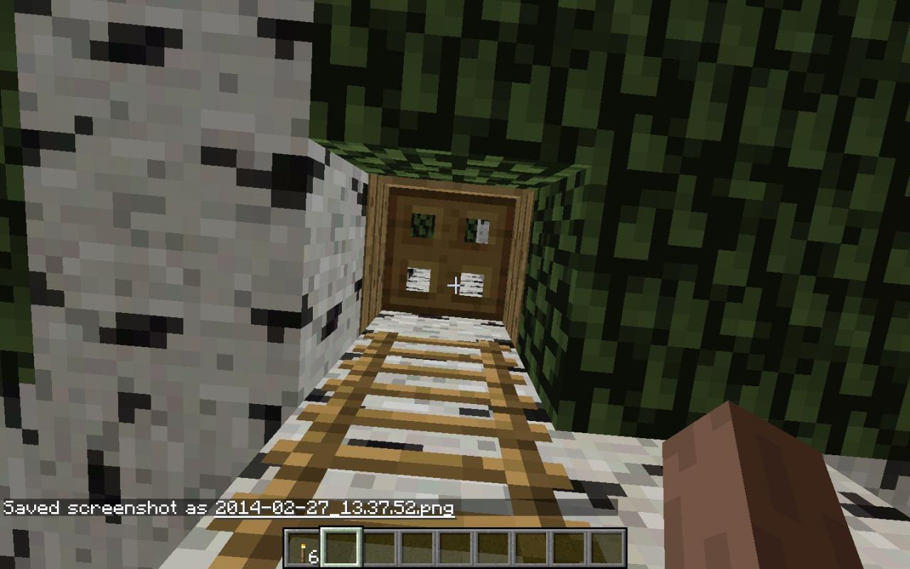 Small Birch Treehouse Minecraft Map