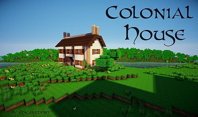 Colonial House Minecraft Map