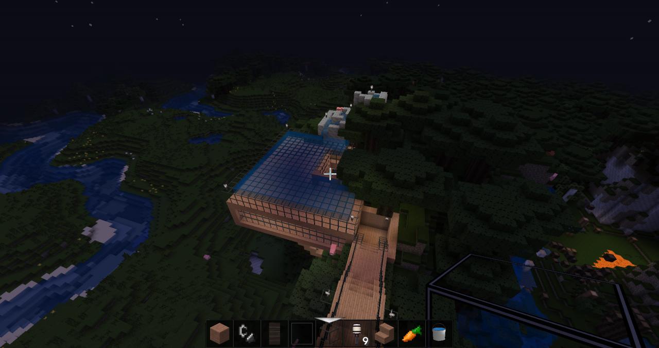 Jungle wood mansion Minecraft Map