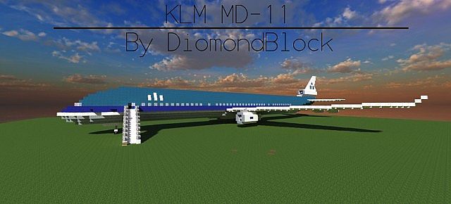 MD-11 KLM Airlines Minecraft Map