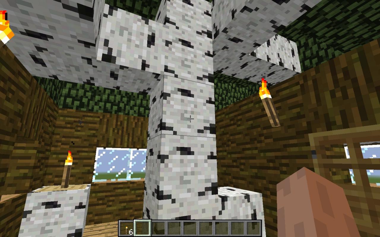 Small Birch Treehouse Minecraft Map