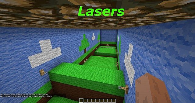 Lasers Minecraft Map