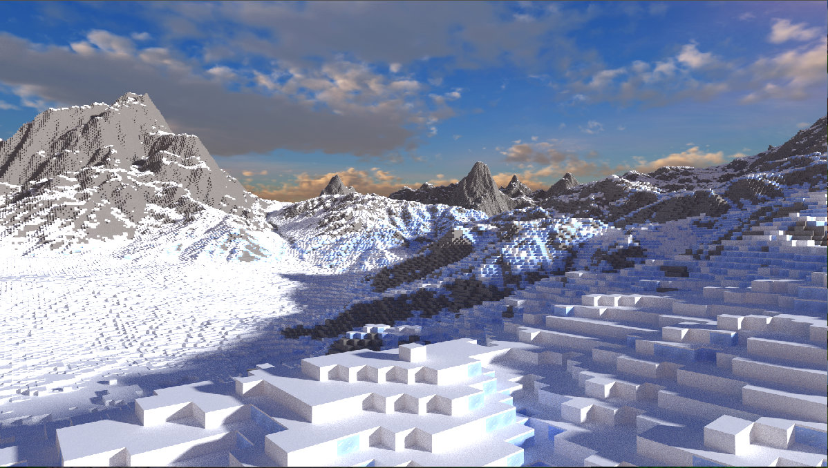 The Snow Barrier Minecraft Map