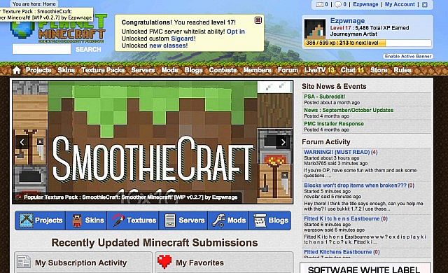 SmoothieCraft: Smoother Minecraft! [WIP] Minecraft Texture Pack