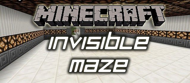 The Invisible Maze [LONG] Minecraft Map