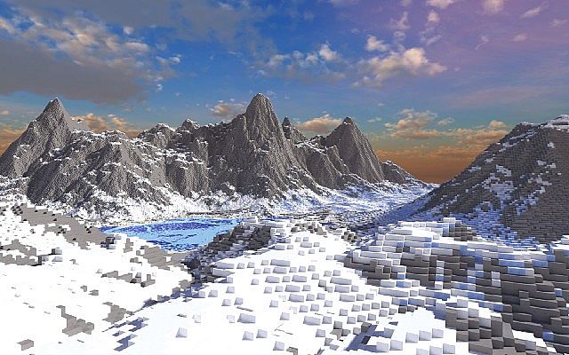 The Snow Barrier Minecraft Map