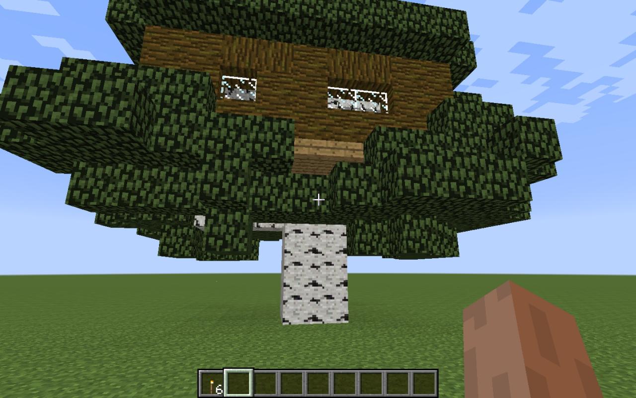 Small Birch Treehouse Minecraft Map