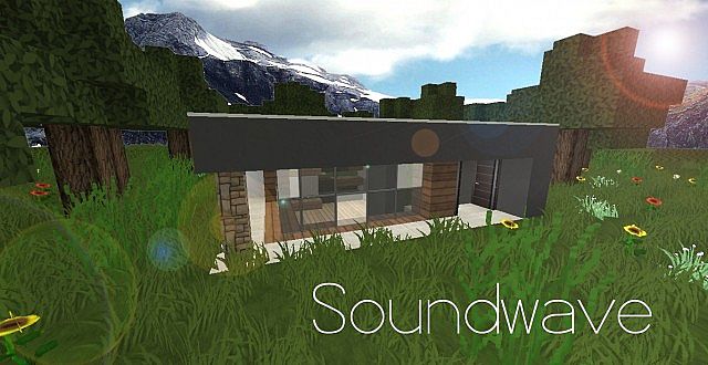 Soundwave Modern Home (10 by 10 lot) Minecraft Map