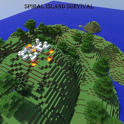 Spiral Island Survival Minecraft Map