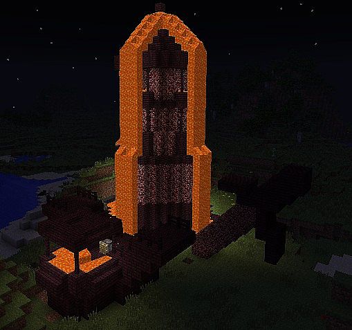 The Lava Tower 's Minecraft Map