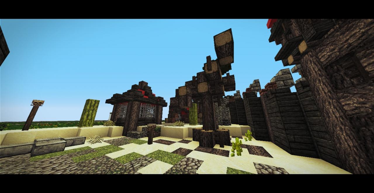 Orcish River Town [Small Plot build] Minecraft Map