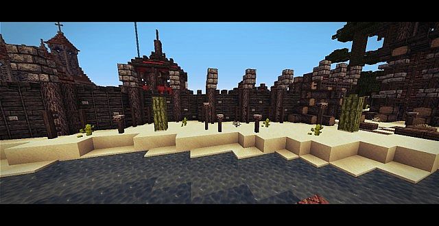 Orcish River Town [Small Plot build] Minecraft Map