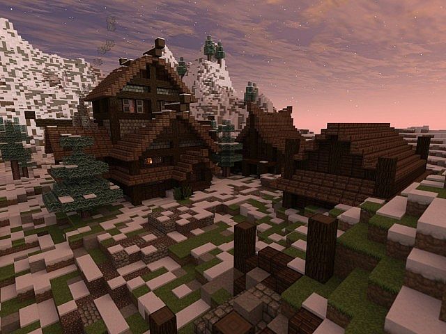 [World Download] College of Winterhold+Town+Custom Landscape, Skyrim ...