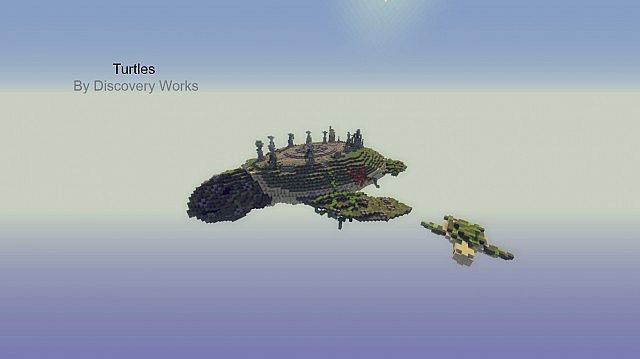 'Turtles' - Discovery Works (FFA map) Minecraft Map