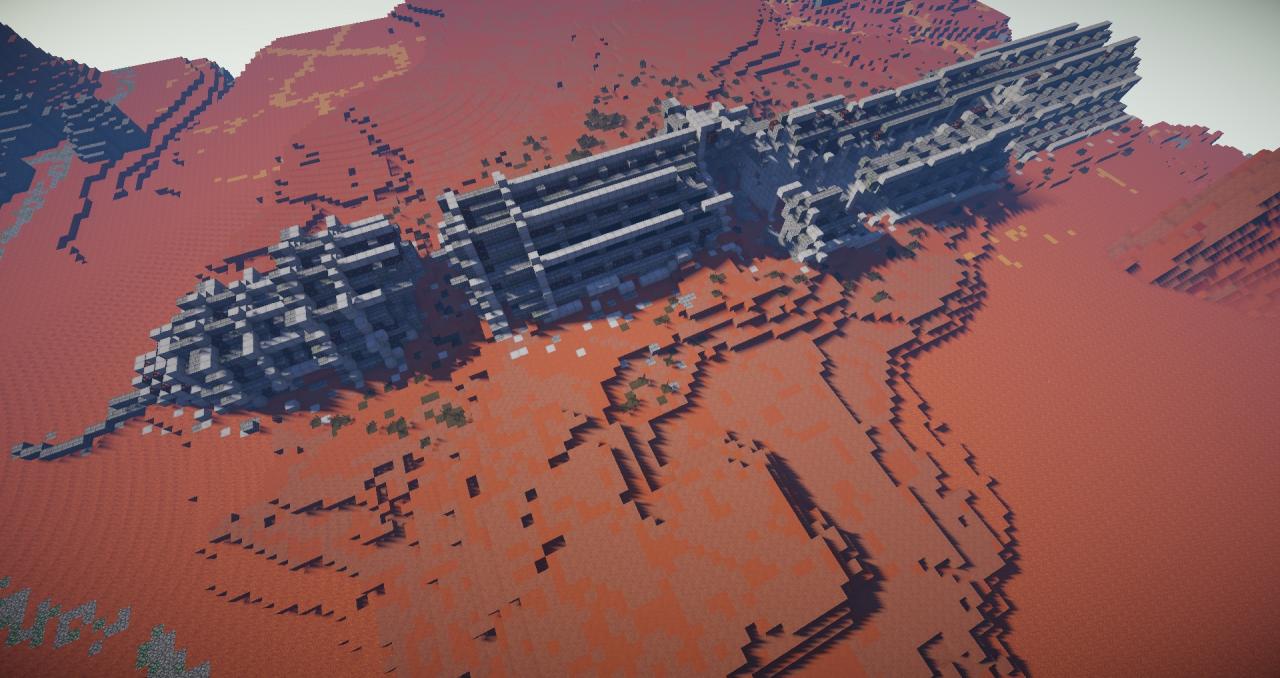 Crashed tower Minecraft Map