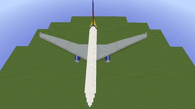Airbus A321 Minecraft Map