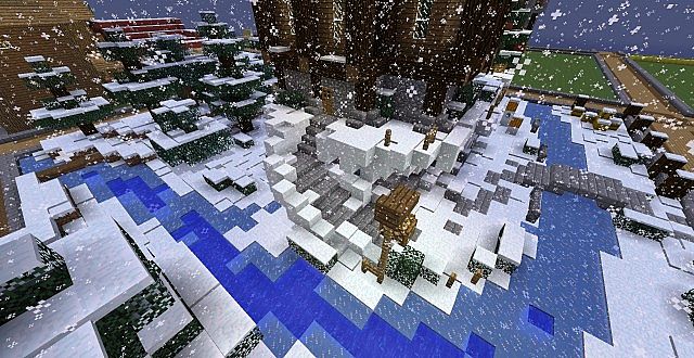 Glacial Creek Cottage - [RiseMC] Minecraft Map
