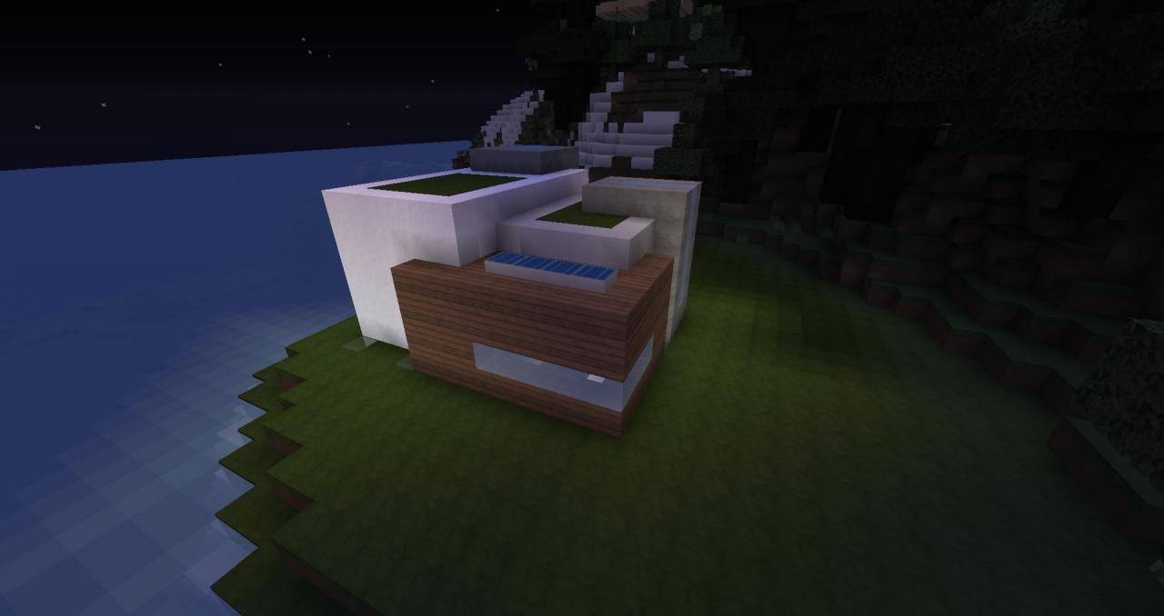 12x12 Ultra Modern House Minecraft Map