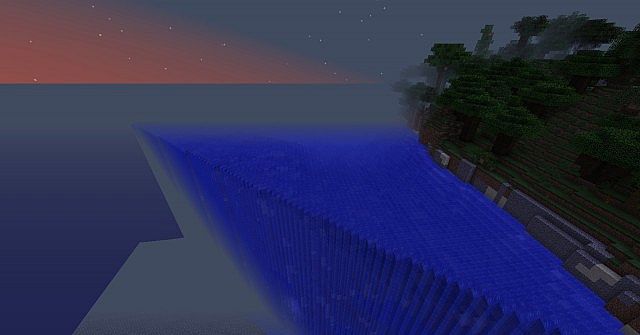 Discworld, at a roughly 1:1000 scale Minecraft Map