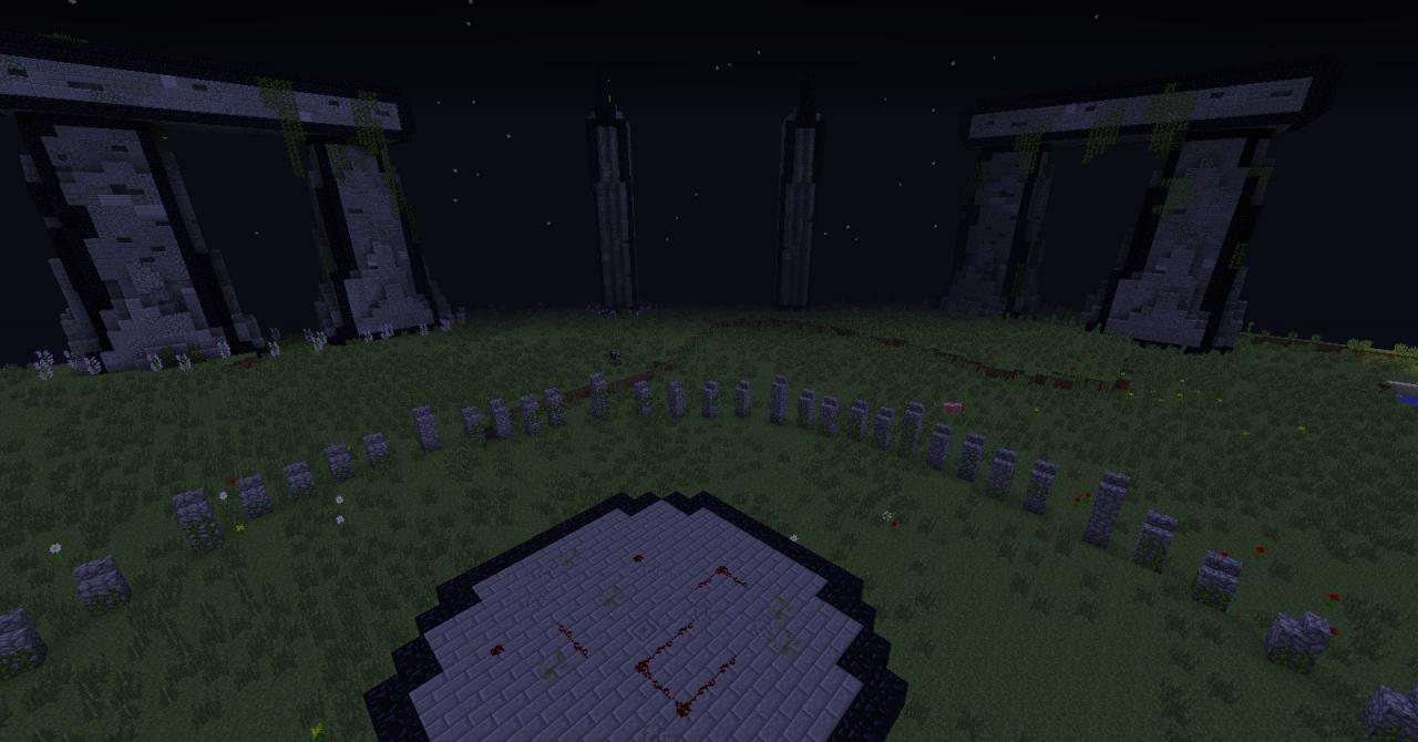 Discworld, at a roughly 1:1000 scale Minecraft Map