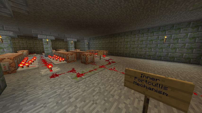 Dover Castle With working portcullis and drawbrdiges Minecraft Map