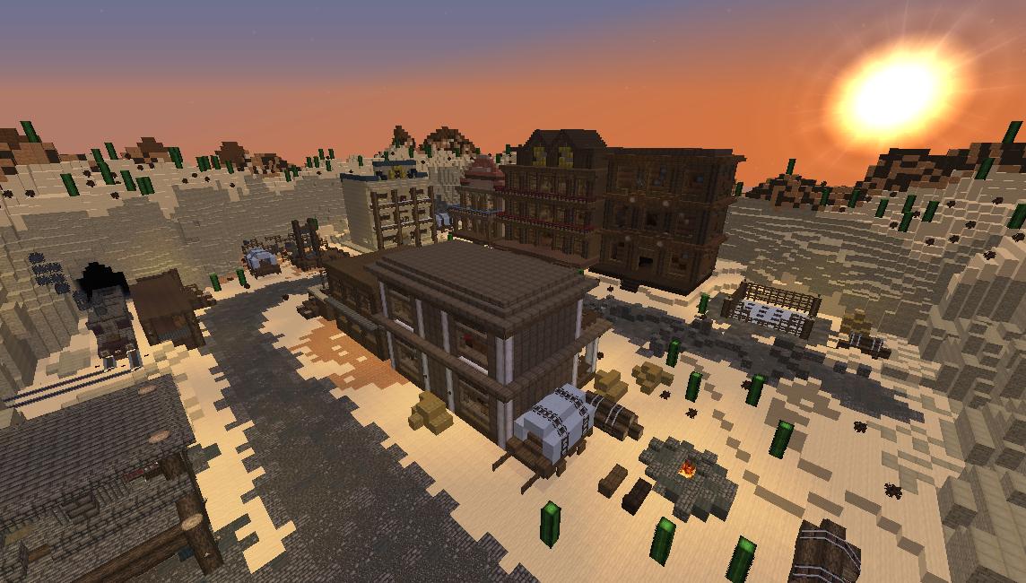 Wild West - Western Paintball Gun Arena Minecraft Map