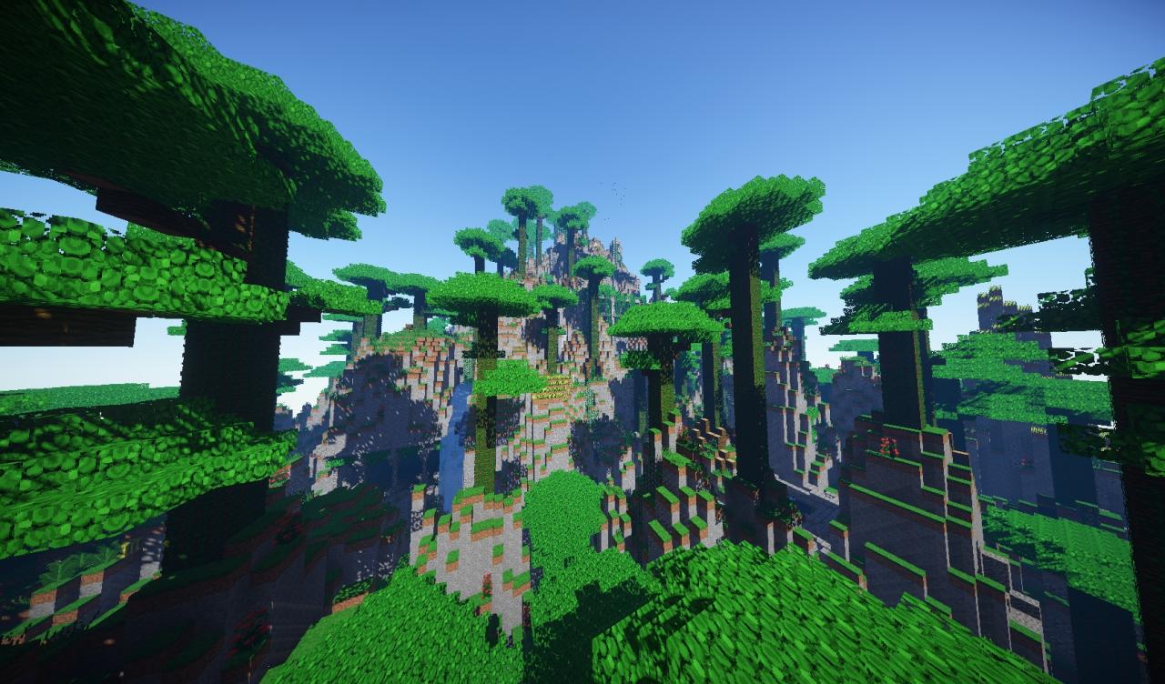 Jungle Mountain Minecraft Map