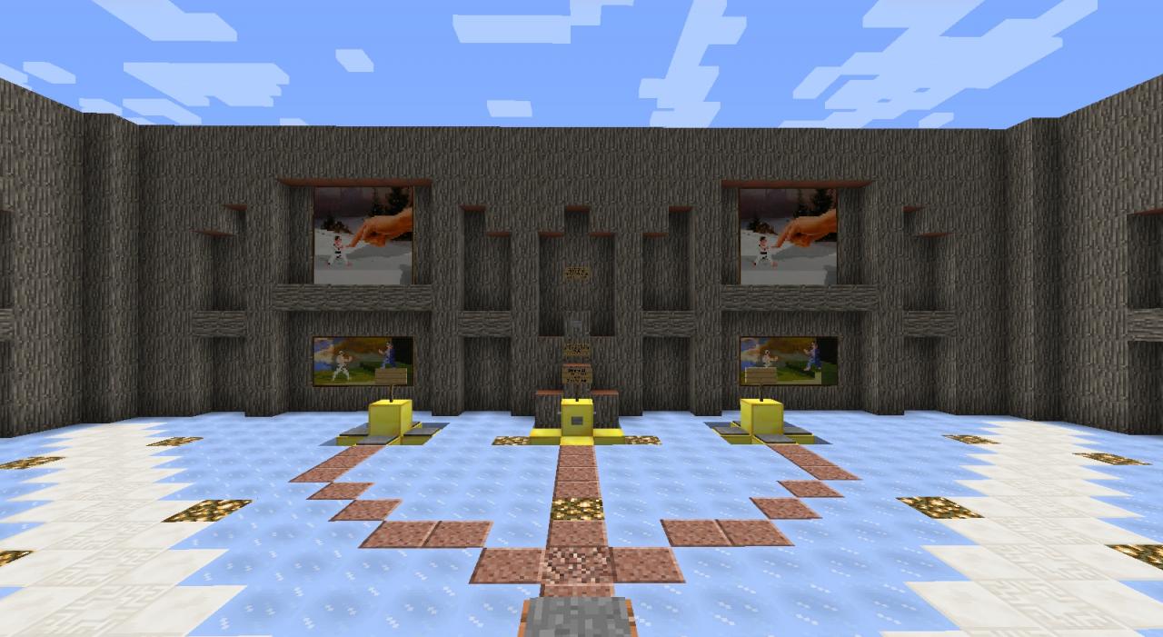 PvP world using command blocks Minecraft Map