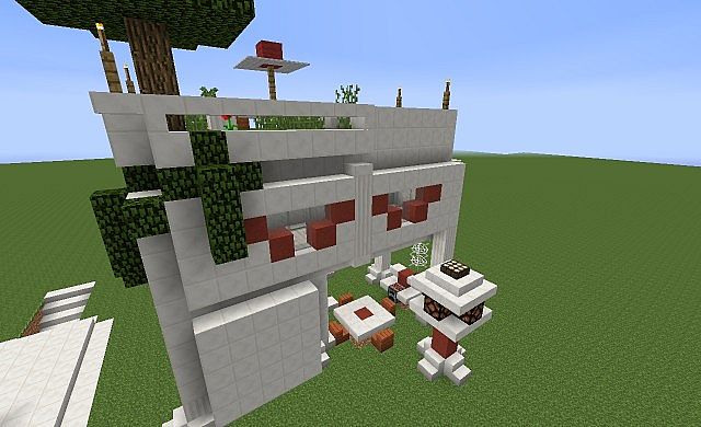 Modern Box House Minecraft Project