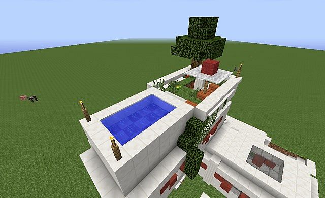 Modern Box House Minecraft Map