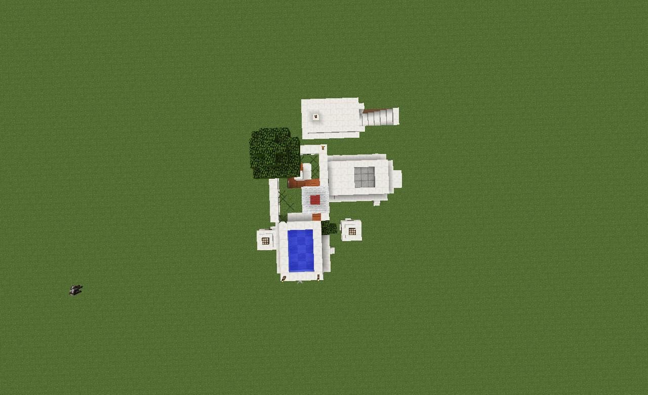Modern Box House Minecraft Map