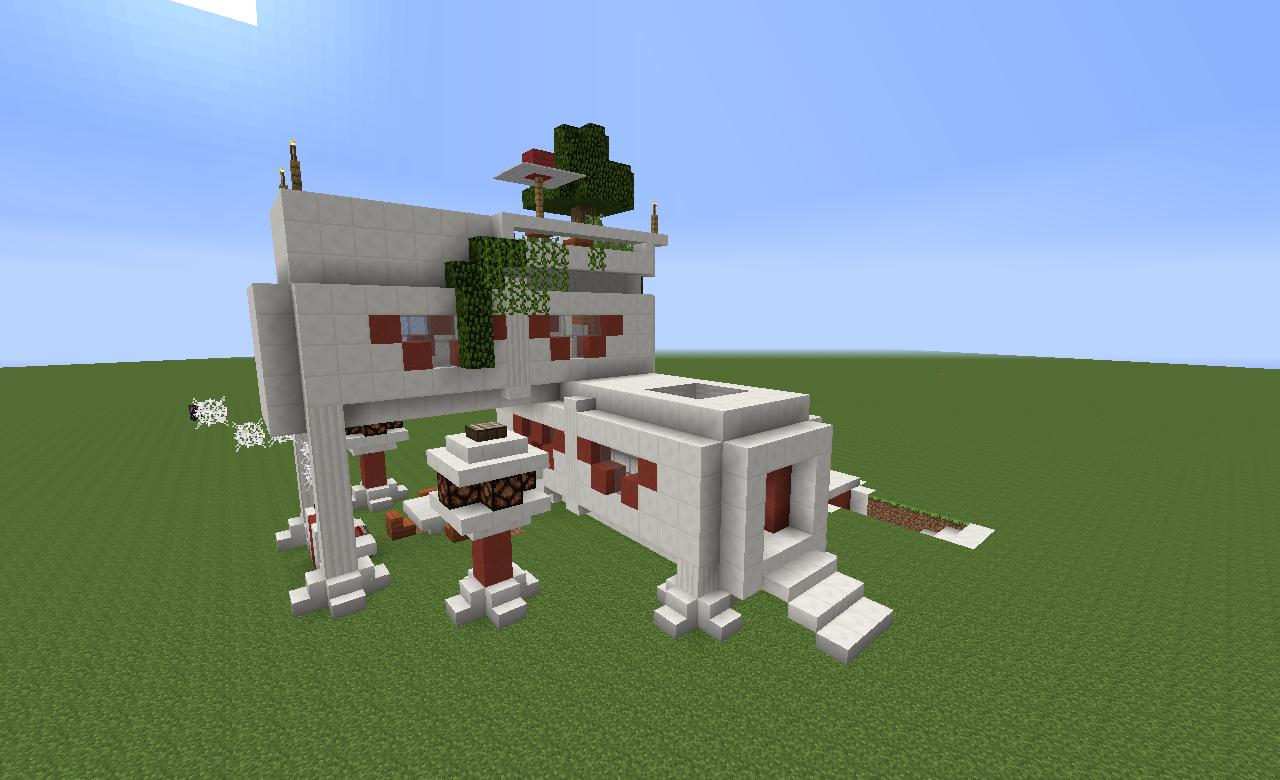 Modern Box House Minecraft Map