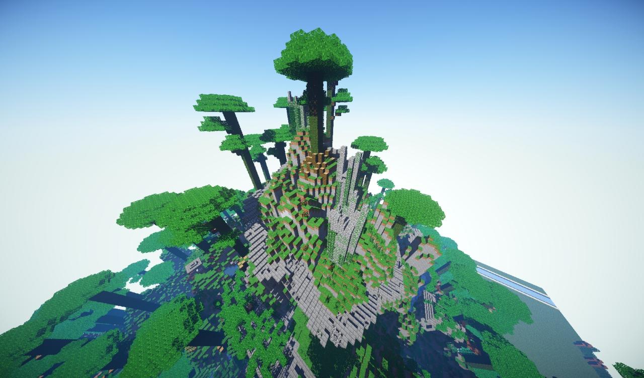 Jungle Mountain Minecraft Map