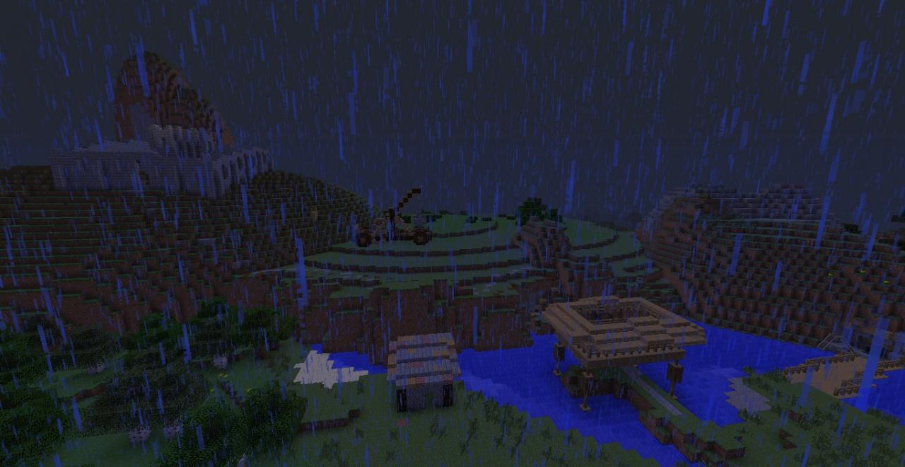 A whole world; The Adventure begins! Minecraft Map