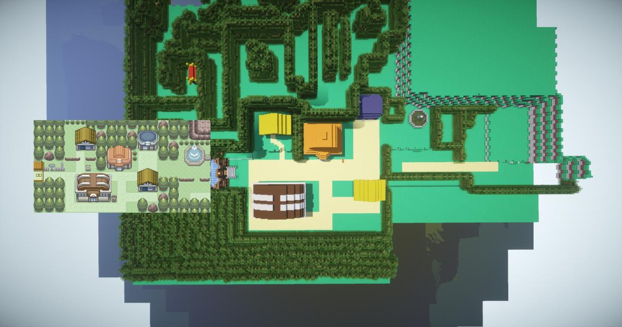 Johto Region Minecraft Map