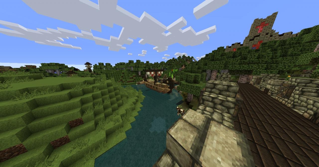 New Actium Village Minecraft Map