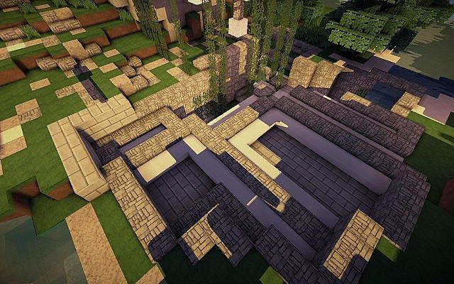 Seclusion - Modern in Ground Home! - Fixed Schematic! Minecraft Map