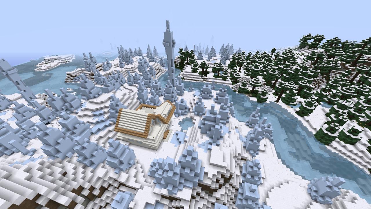 PK Frozen House Minecraft Map