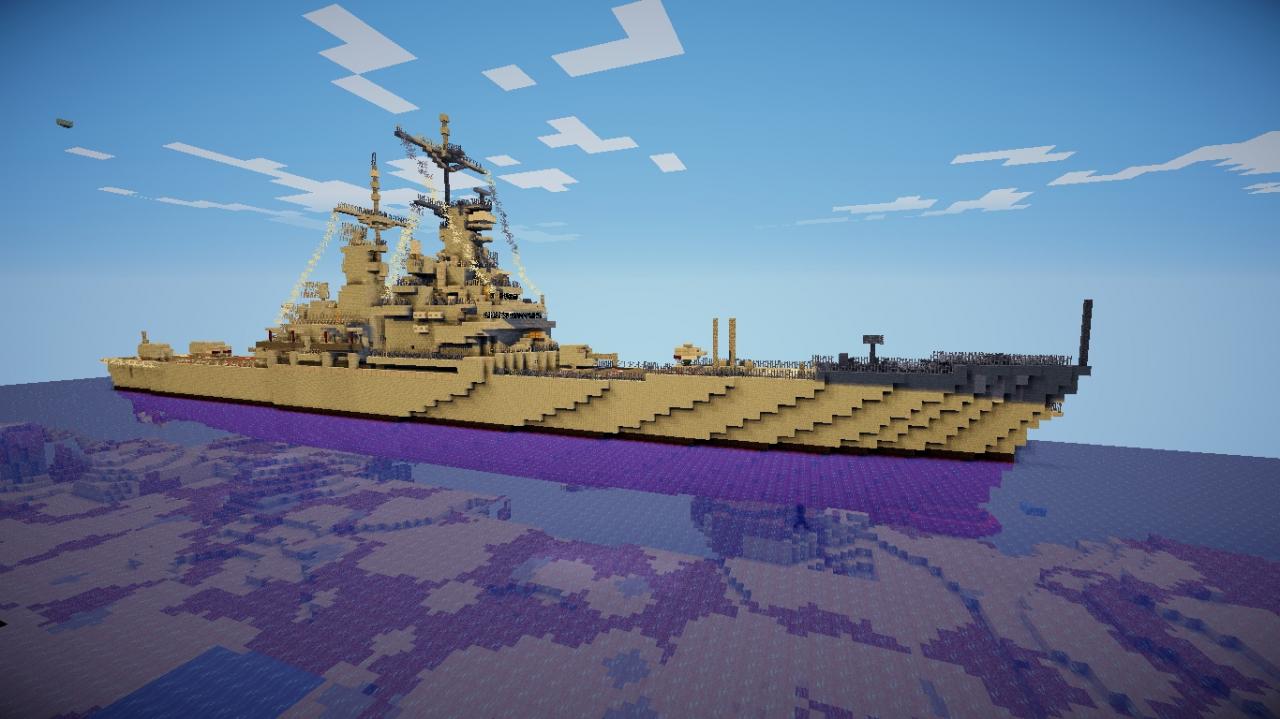 USS Arkansas CGN-41 Minecraft Map