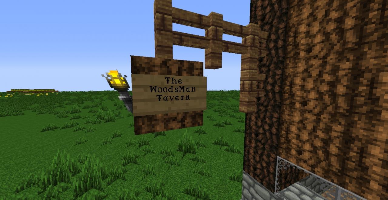 The WoodsMan Tavern Minecraft Map