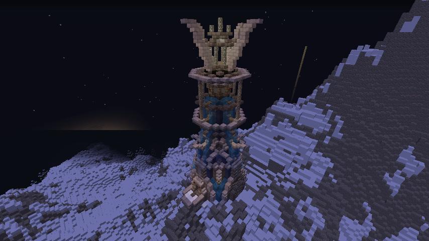 Mage/ Wizard Tower with Bridge Minecraft Map