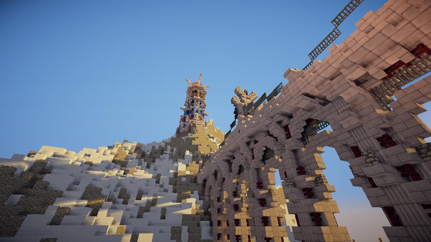 Mage/ Wizard Tower with Bridge Minecraft Map